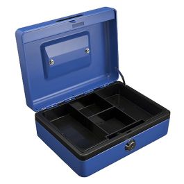 Partner Cash Box (6") L152XW115XH80mm, Blue